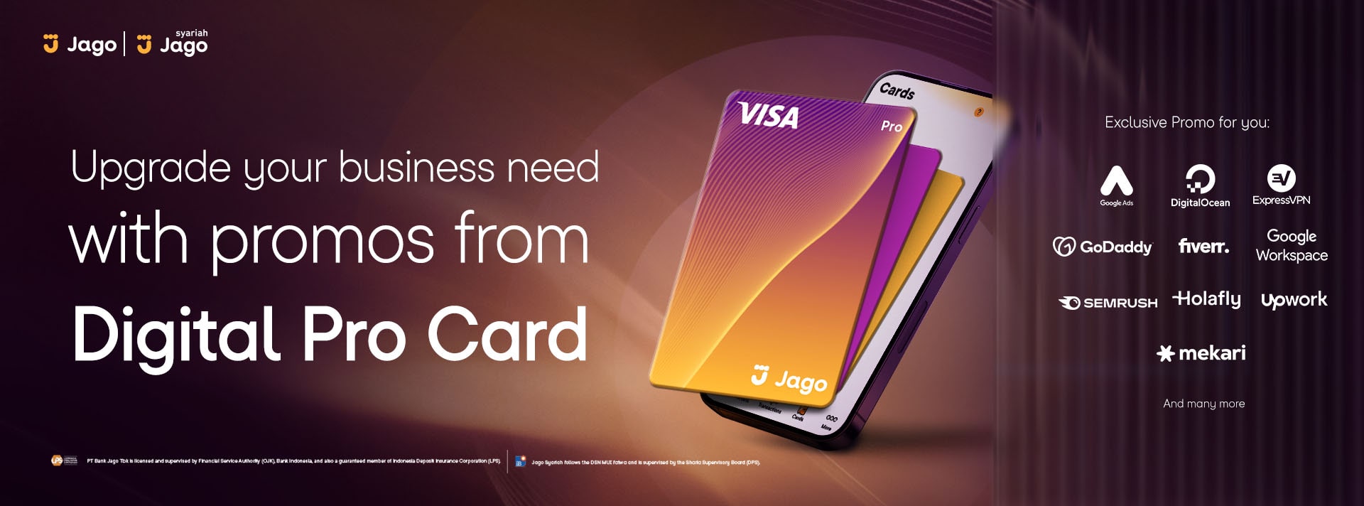 Bank Jago - Digital Pro Card Promotion