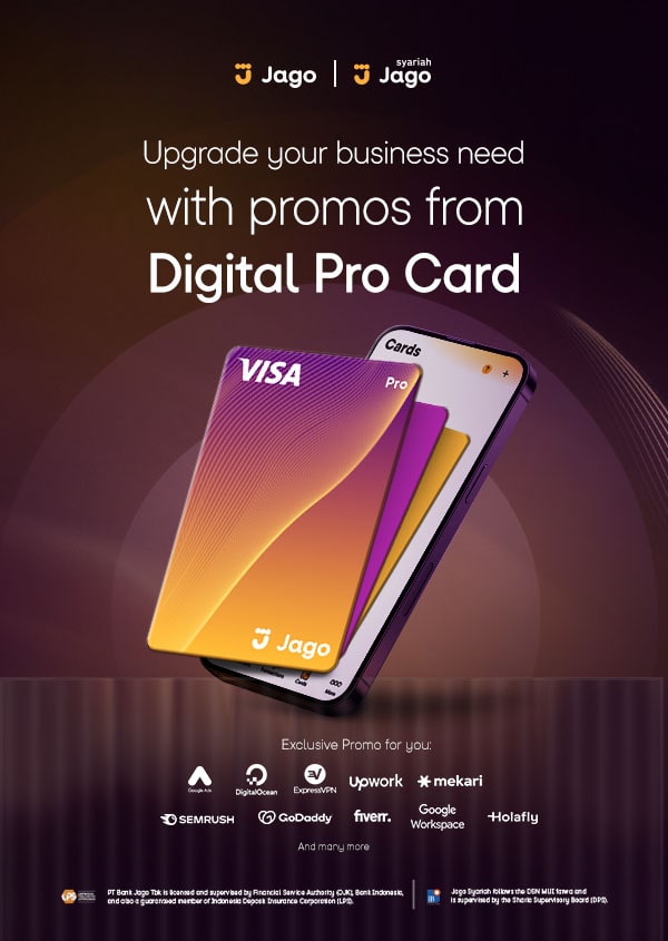 Bank Jago - Digital Pro Card Promotion