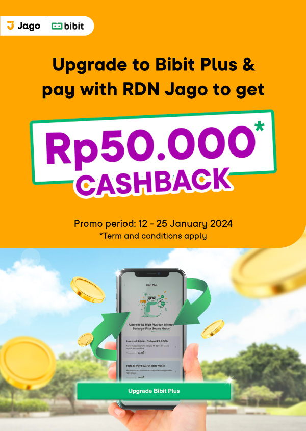 Bank Jago - Jago x Bibit - Upgrade to Bibit Plus
