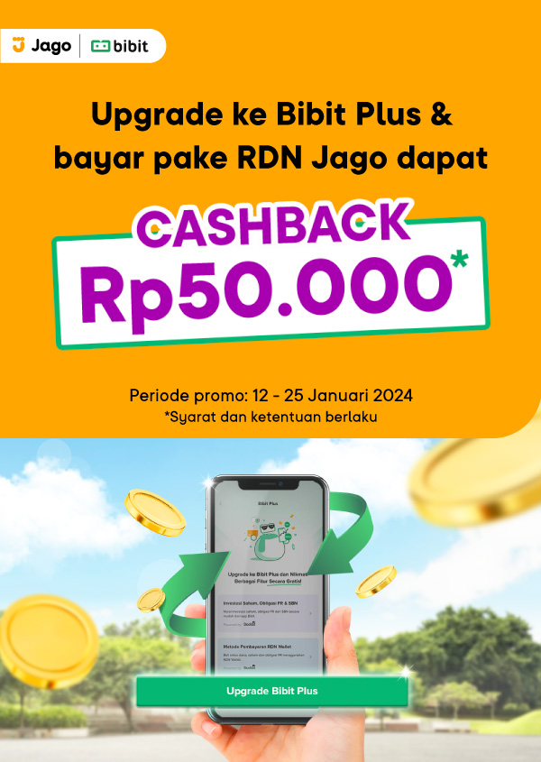 Bank Jago - Jago x Bibit - Upgrade ke Bibit Plus