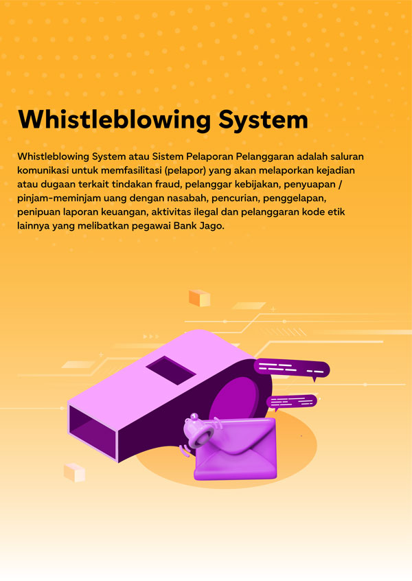 Bank Jago - Whistleblowing System