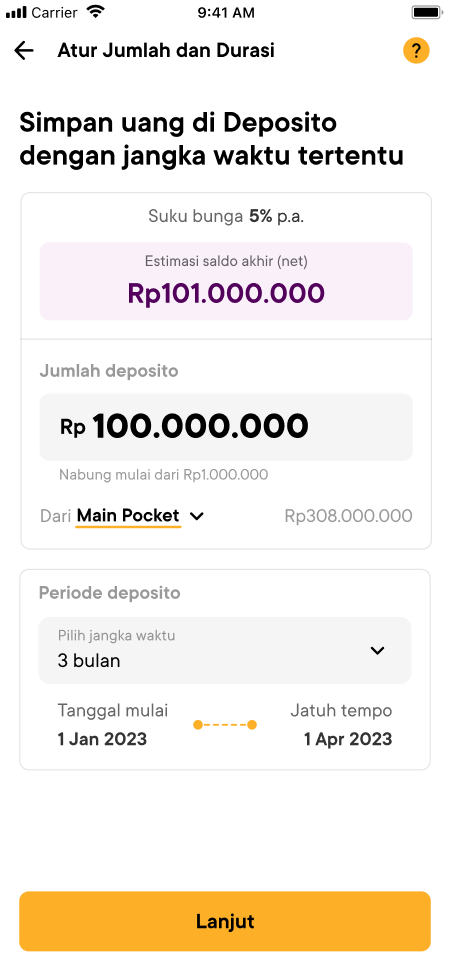 Bank Jago - Deposito