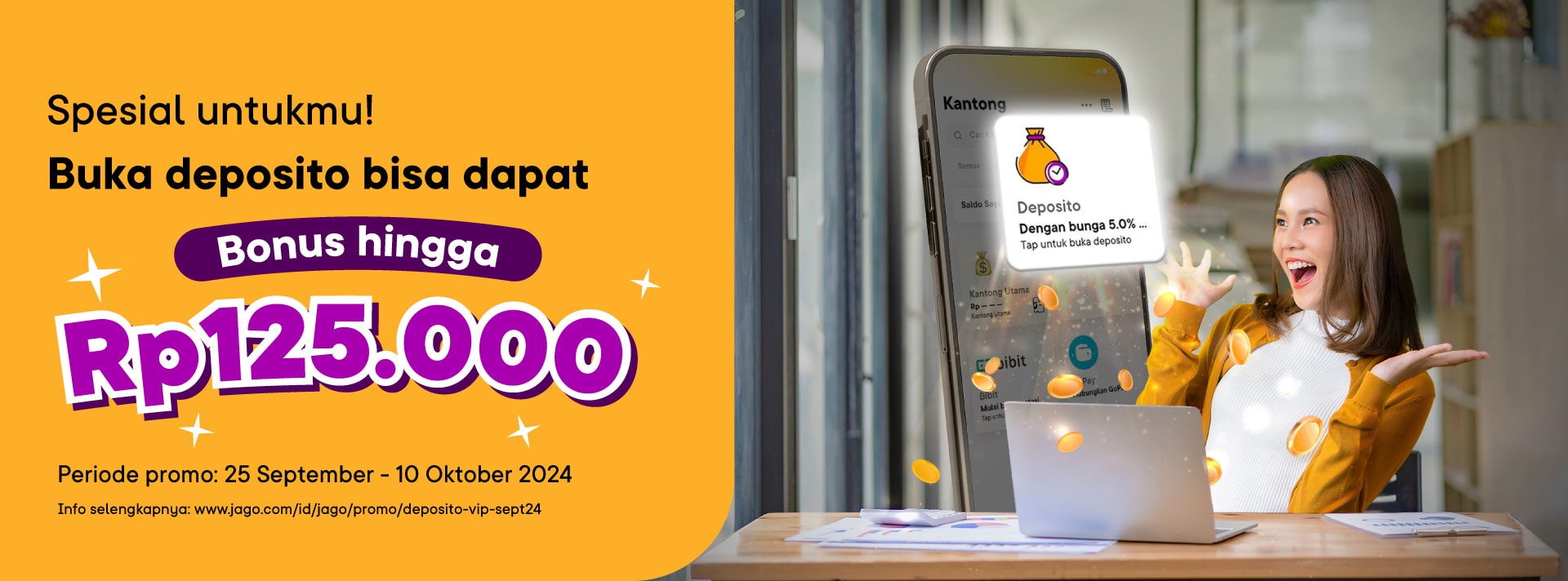 Bank Jago - Promo Jago Deposito VIP
