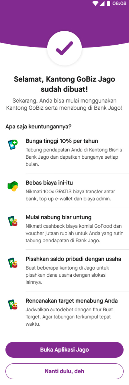 Bank Jago - Jago x GoBiz