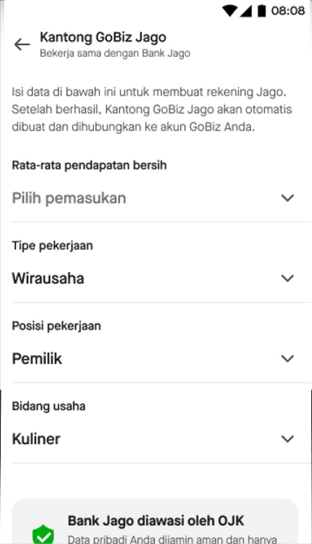 Bank Jago - Jago x GoBiz