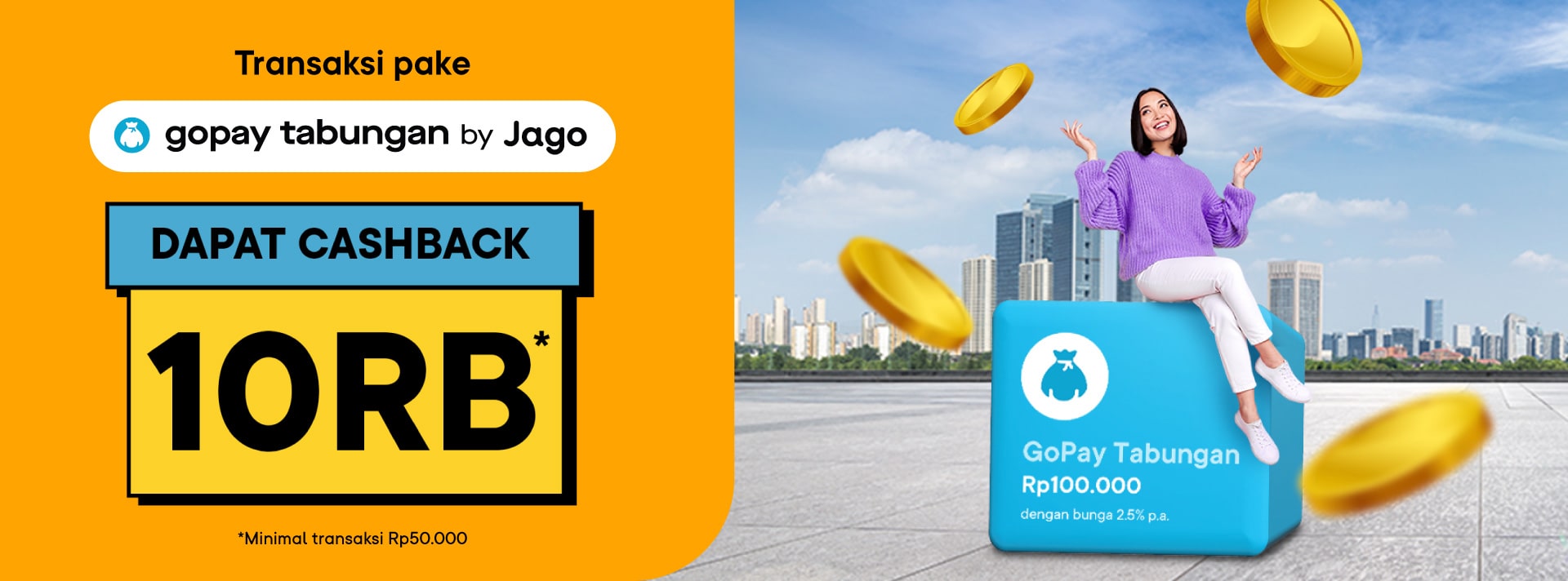 Bank Jago - Promo GoPay Tabungan by Jago