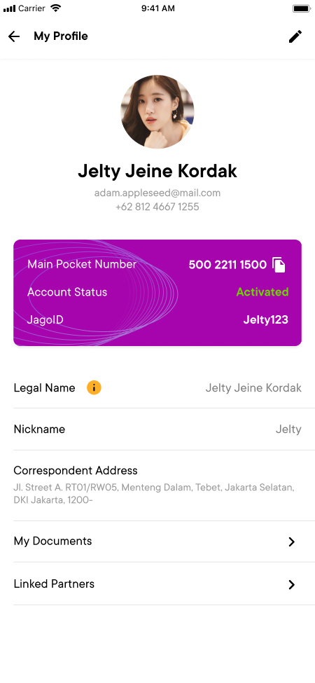 Bank Jago - Set up your JagoID