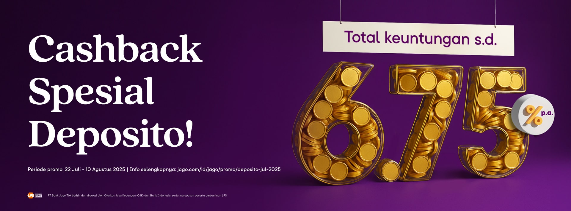 Bank Jago - Promo Jago Deposito