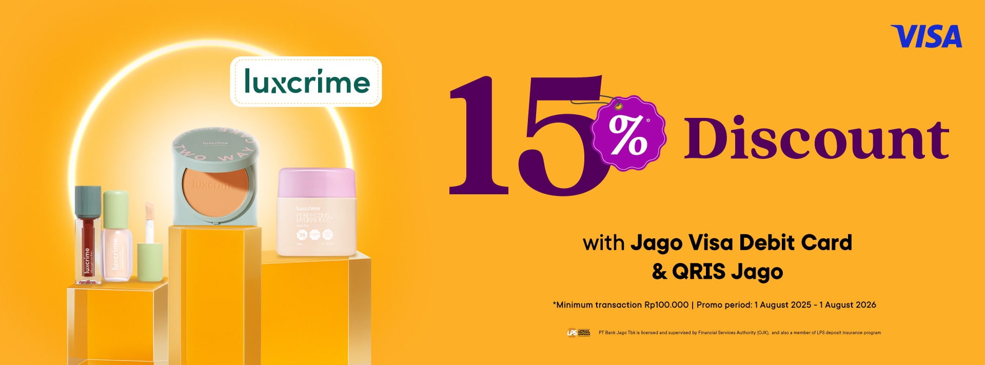 Bank Jago - Jago x Luxcrime Promotion