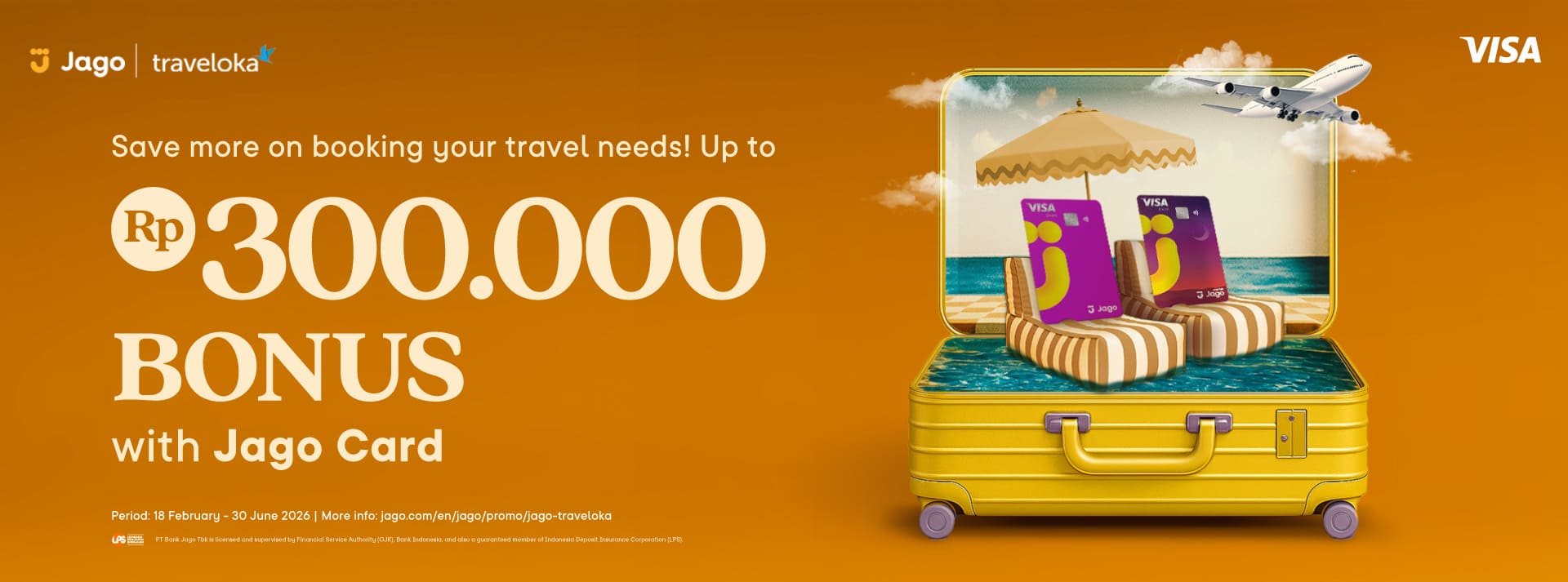 Bank Jago - Jago x Traveloka Promotion