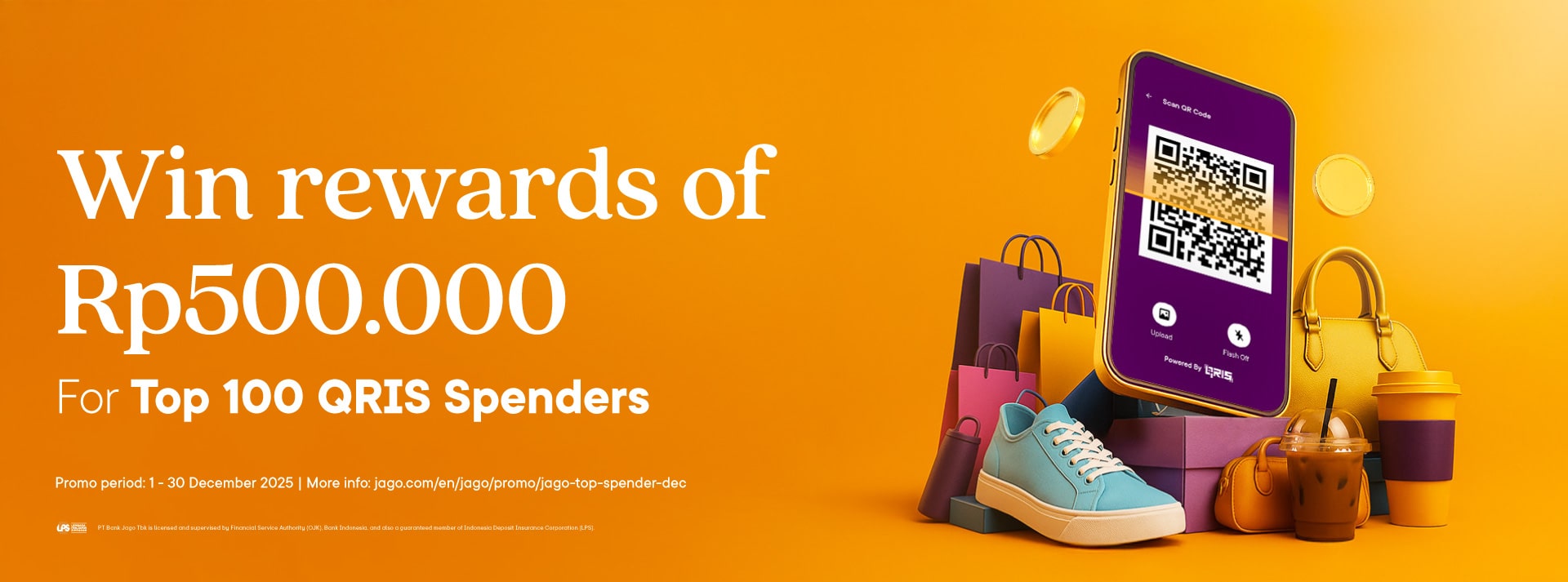 Bank Jago - QRIS Top Spender Promotion