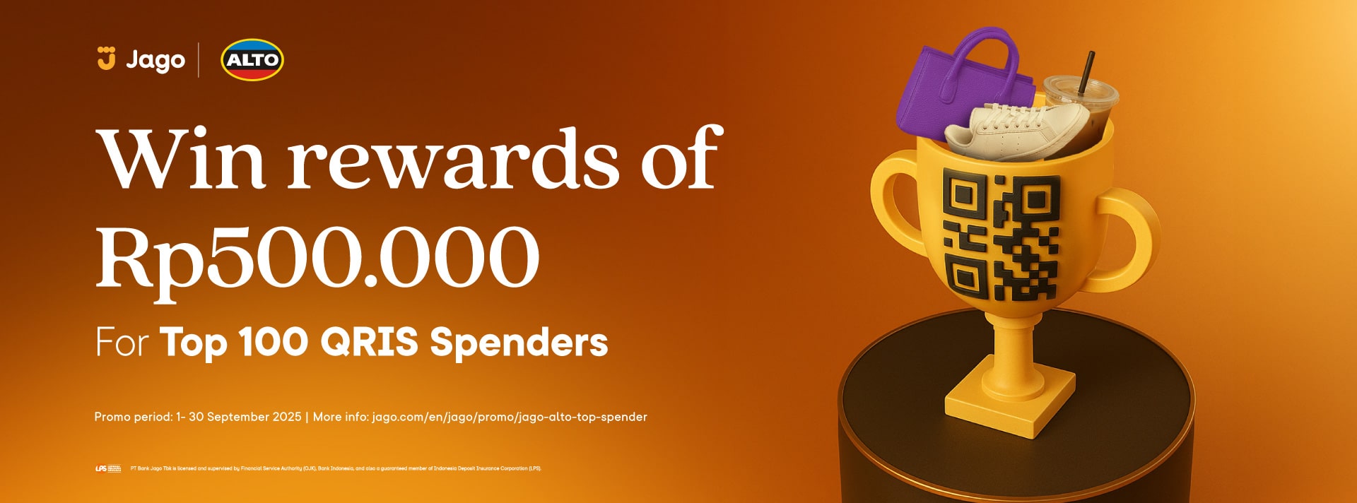Bank Jago - Jago x Alto QRIS Promotion - Top Spender