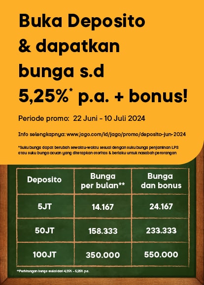 Bank Jago - Promo Jago Deposito