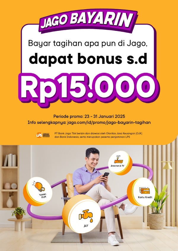 Bank Jago - Promo Jago Bayarin Tagihan