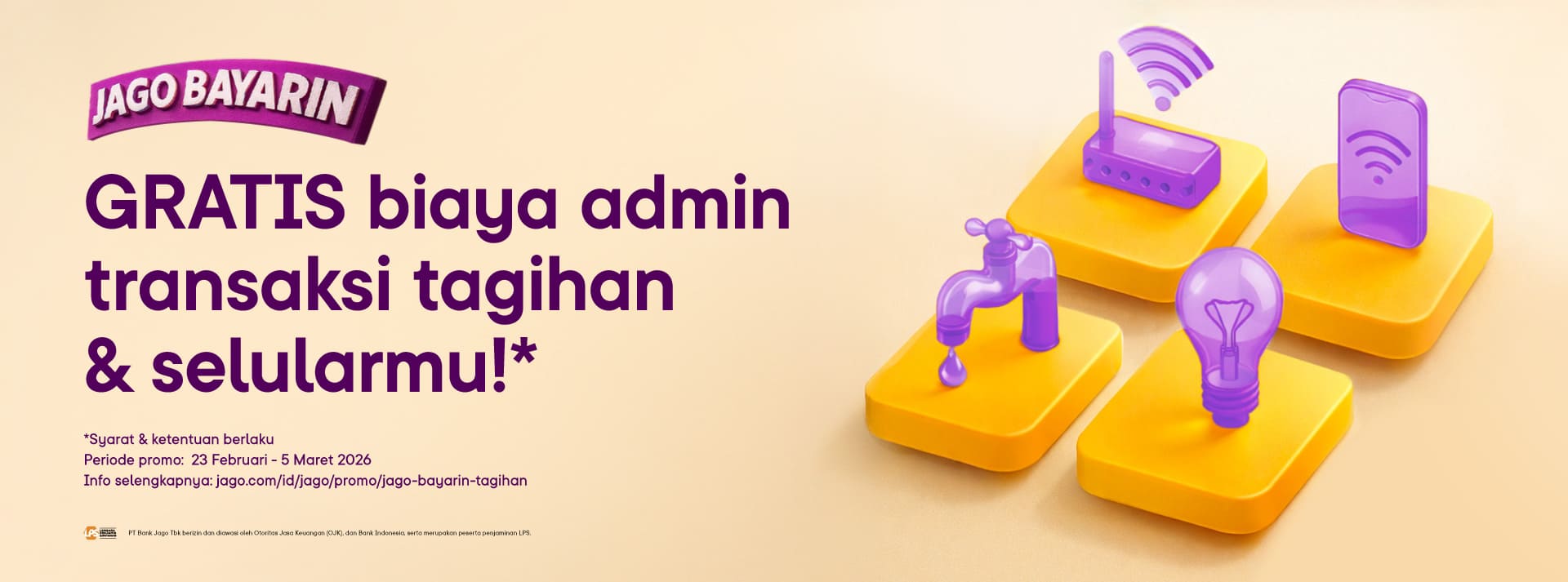 Bank Jago - Promo Jago Bayarin Tagihan