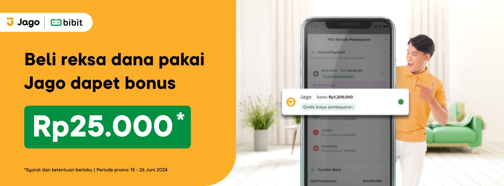 Bank Jago - Jago x Bibit Engagement