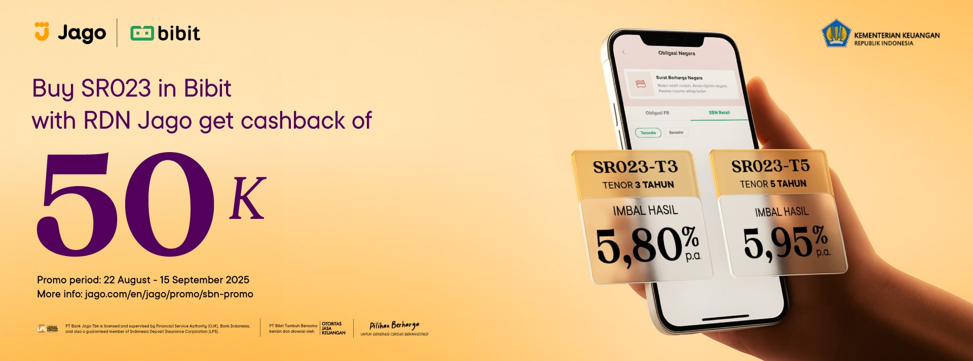 Bank Jago - Jago x Bibit SBN Promotion