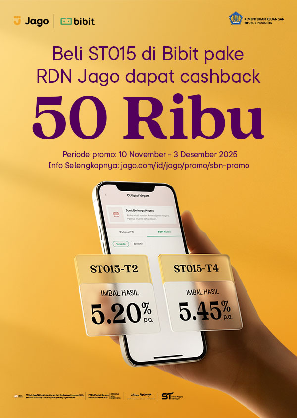 Bank Jago - Promo SBN Jago x Bibit