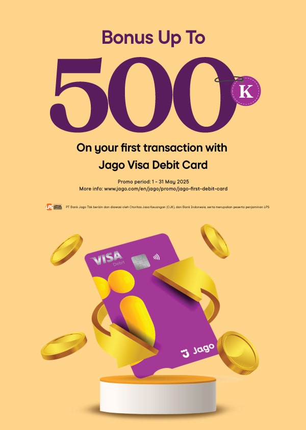 Bank Jago - Jago Visa Debit Card Promotion