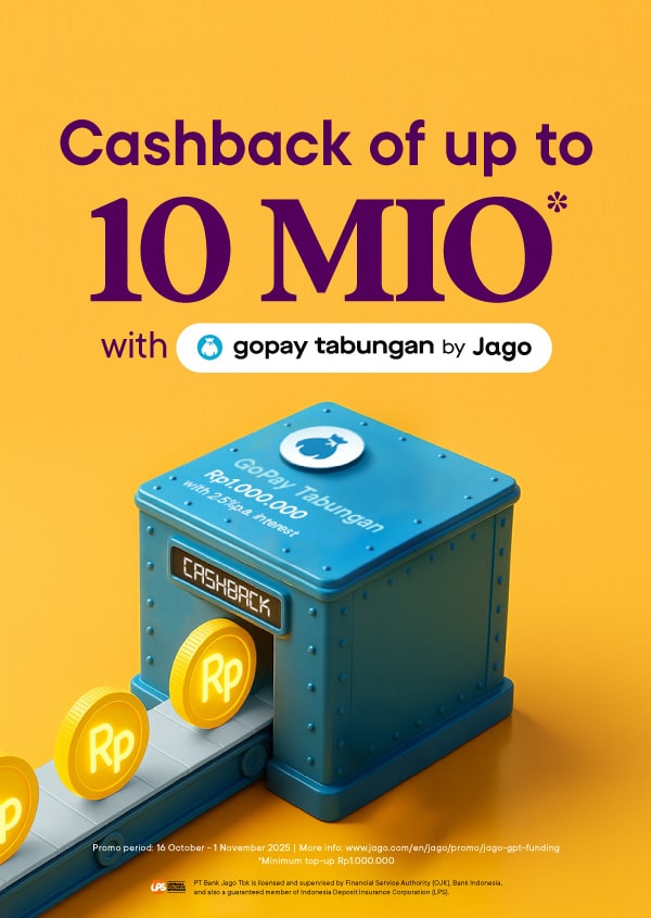 Bank Jago - Jago x GoPay Tabungan by Jago Promotion