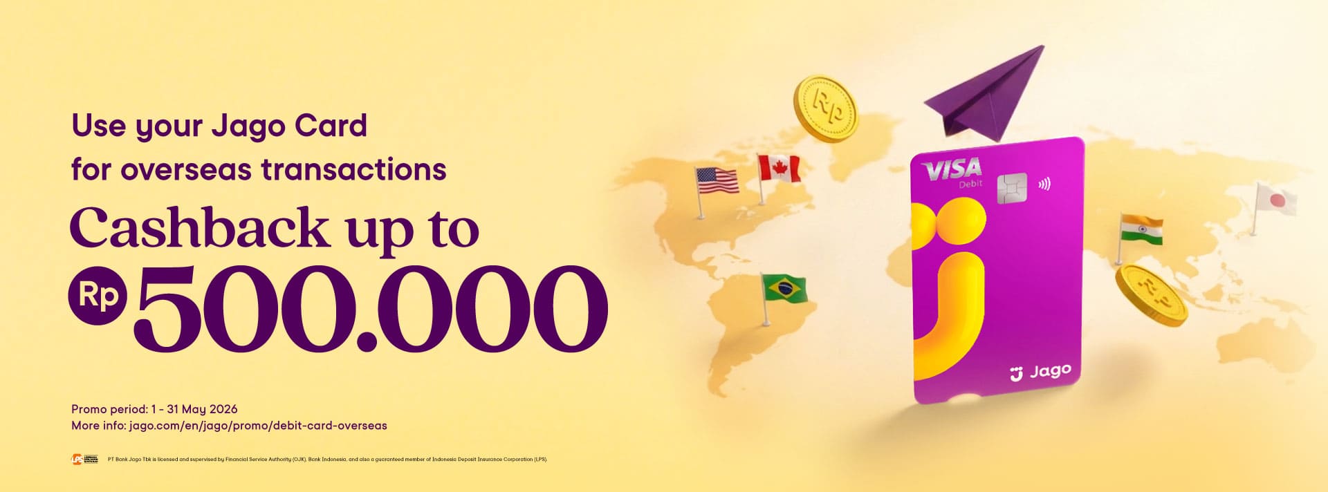 Bank Jago - Jago Visa Debit Card Promotion