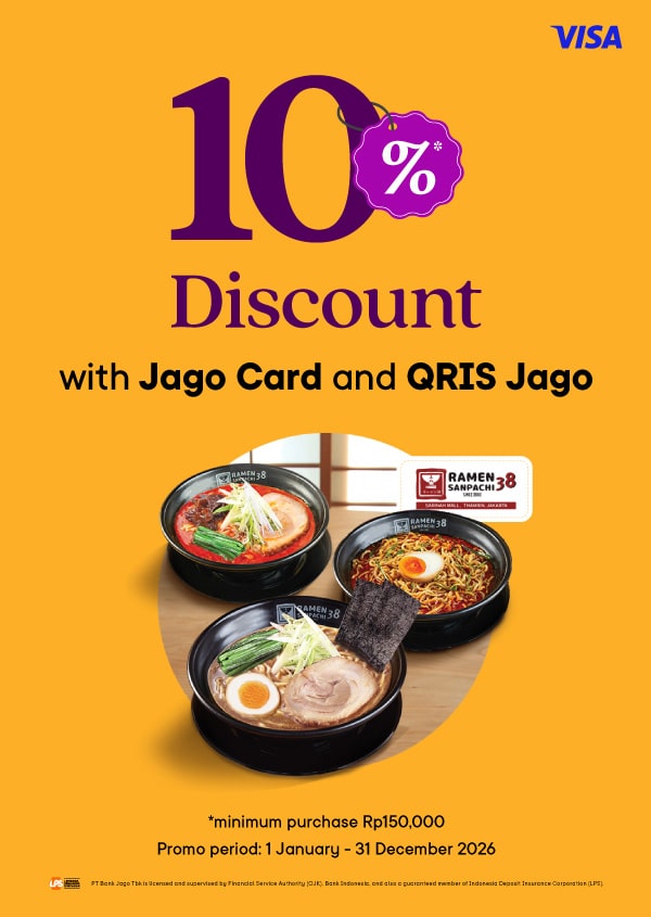 Bank Jago - Jago x Ramen 38 Sanpachi