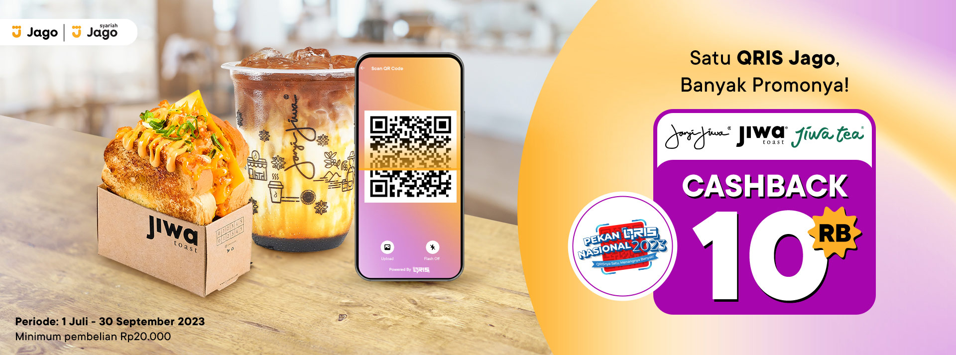 Bank Jago - Jago x Janji Jiwa / Jiwa Tea / Jiwa Toast