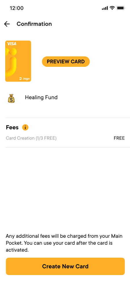 Bank Jago - Digital Card