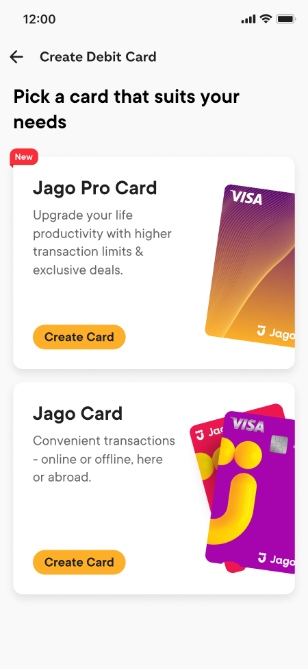 Bank Jago - Digital Pro Card