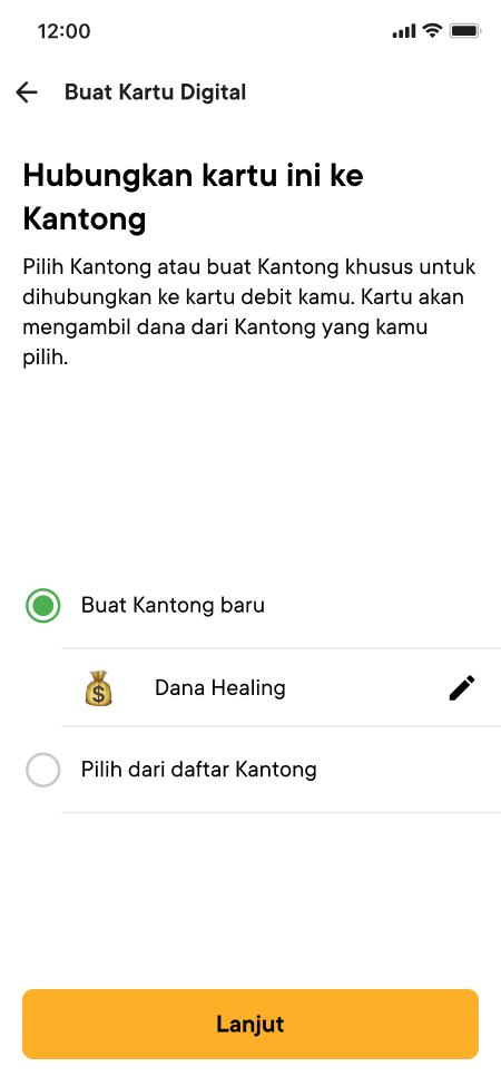 Bank Jago - Kartu Digital Pro