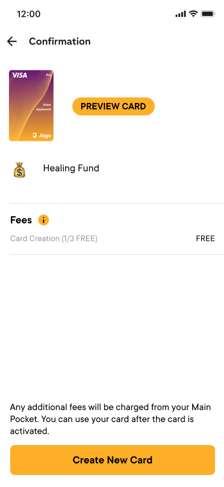 Bank Jago - Digital Pro Card
