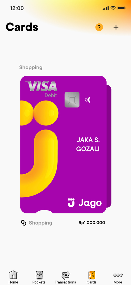 Bank Jago - Jago Card