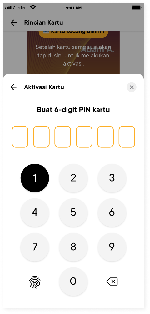 Bank Jago - Kartu Digital Pro