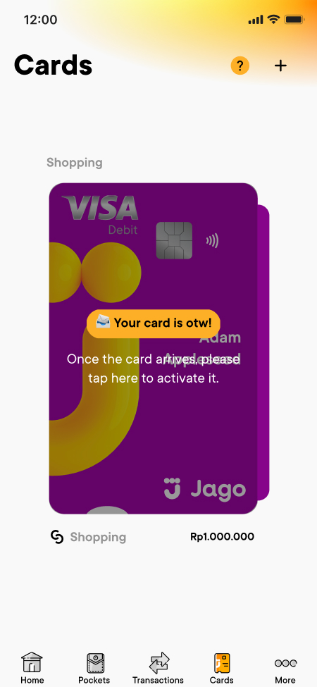 Bank Jago - Jago Card