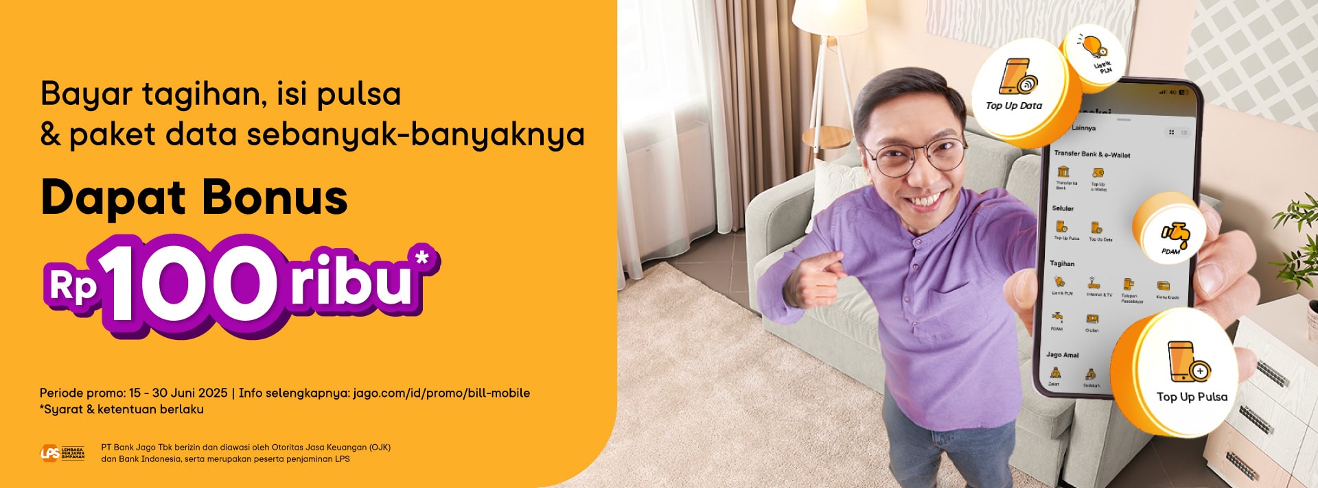 Bank Jago - Promo Jago Bayarin Tagihan