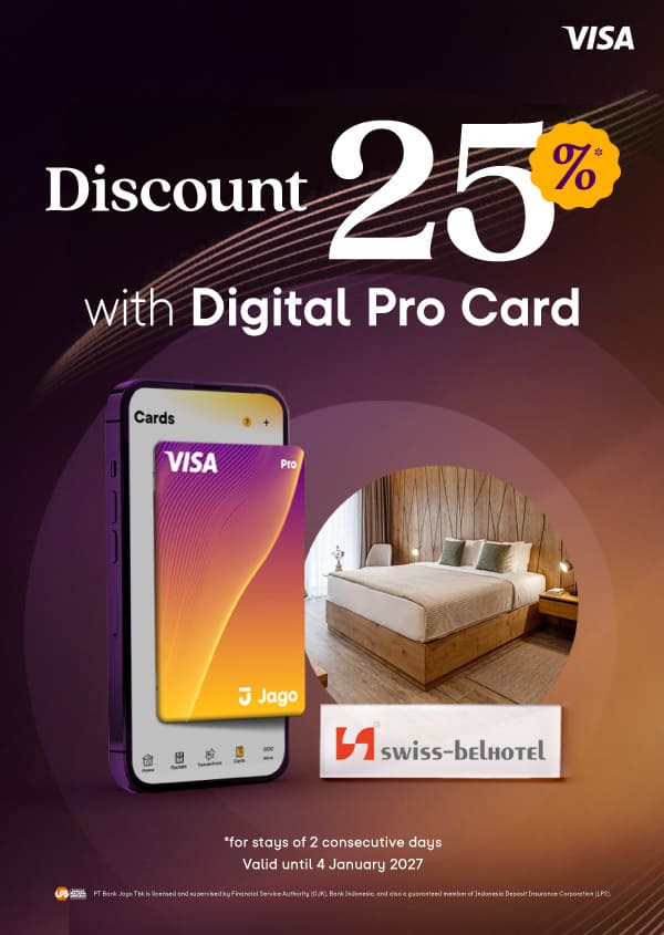 Bank Jago - Digital Pro Card - Swiss-Belhotel Promotion