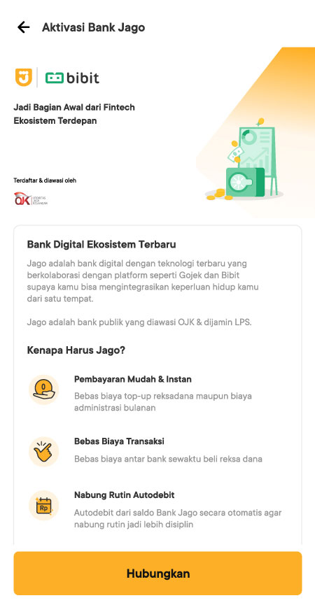 Bank Jago - Jago x Bibit