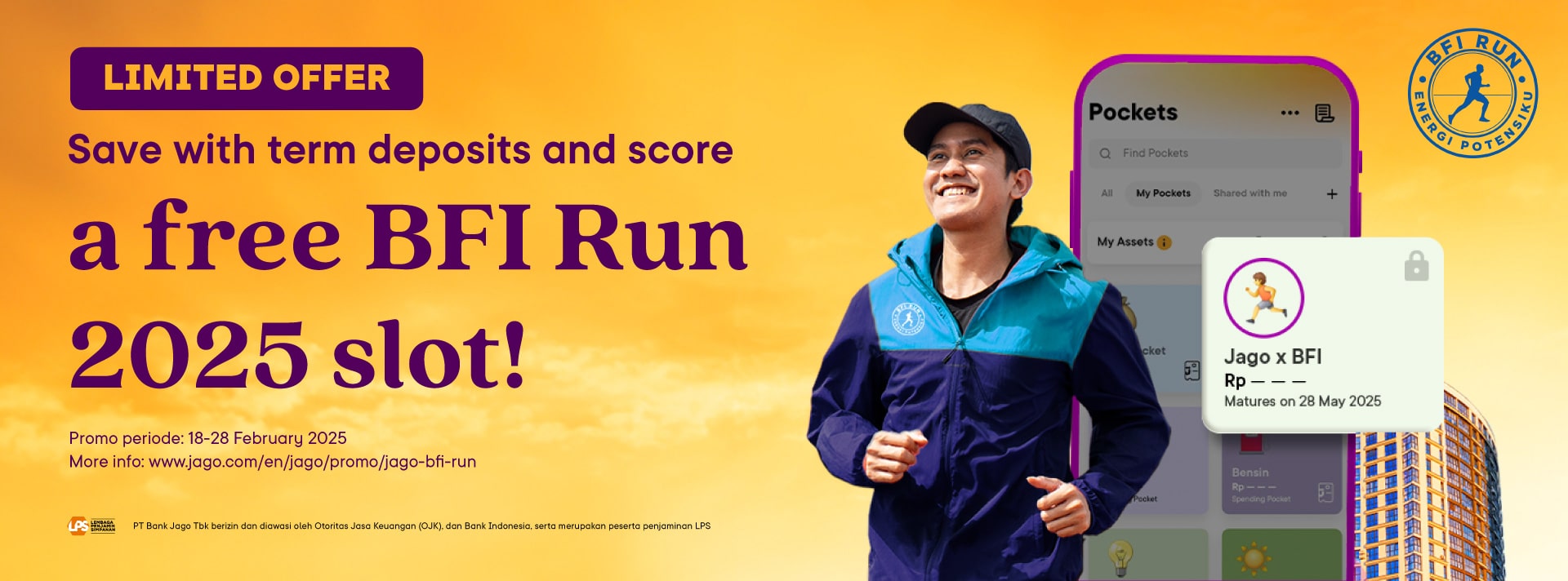 Bank Jago - Jago BFI Run Promotion