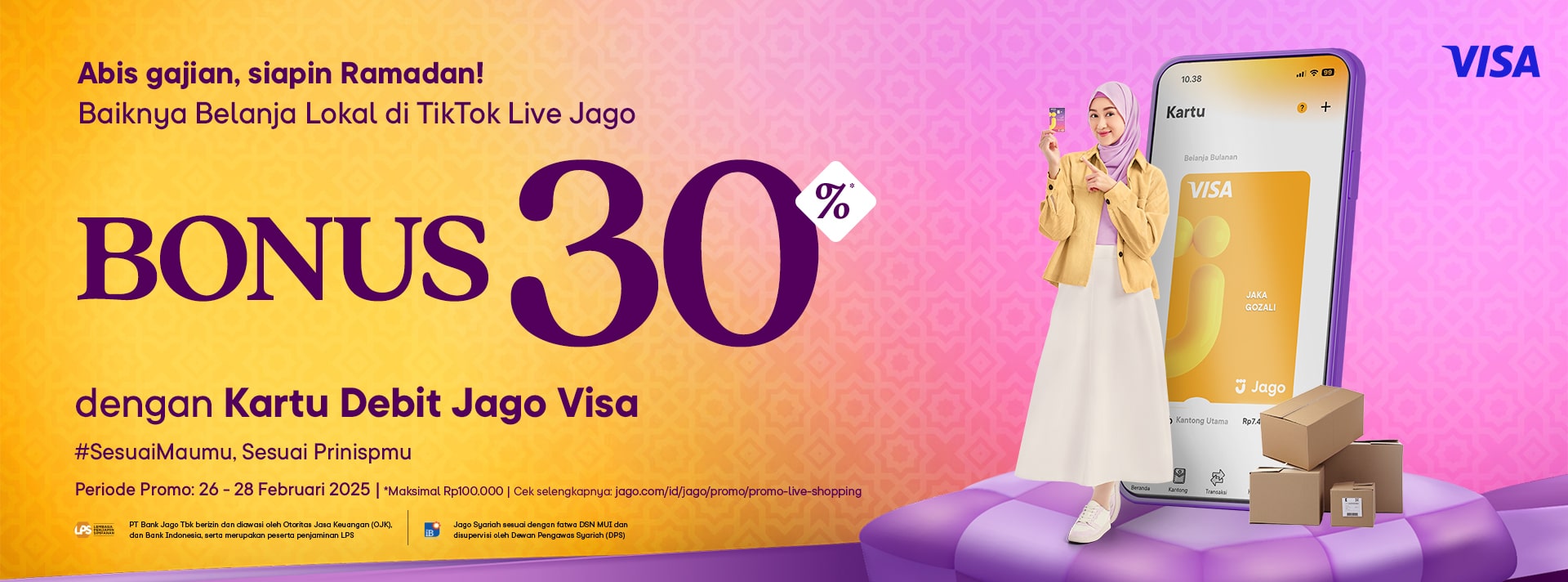 Bank Jago - Jago Live Shopping Promotion