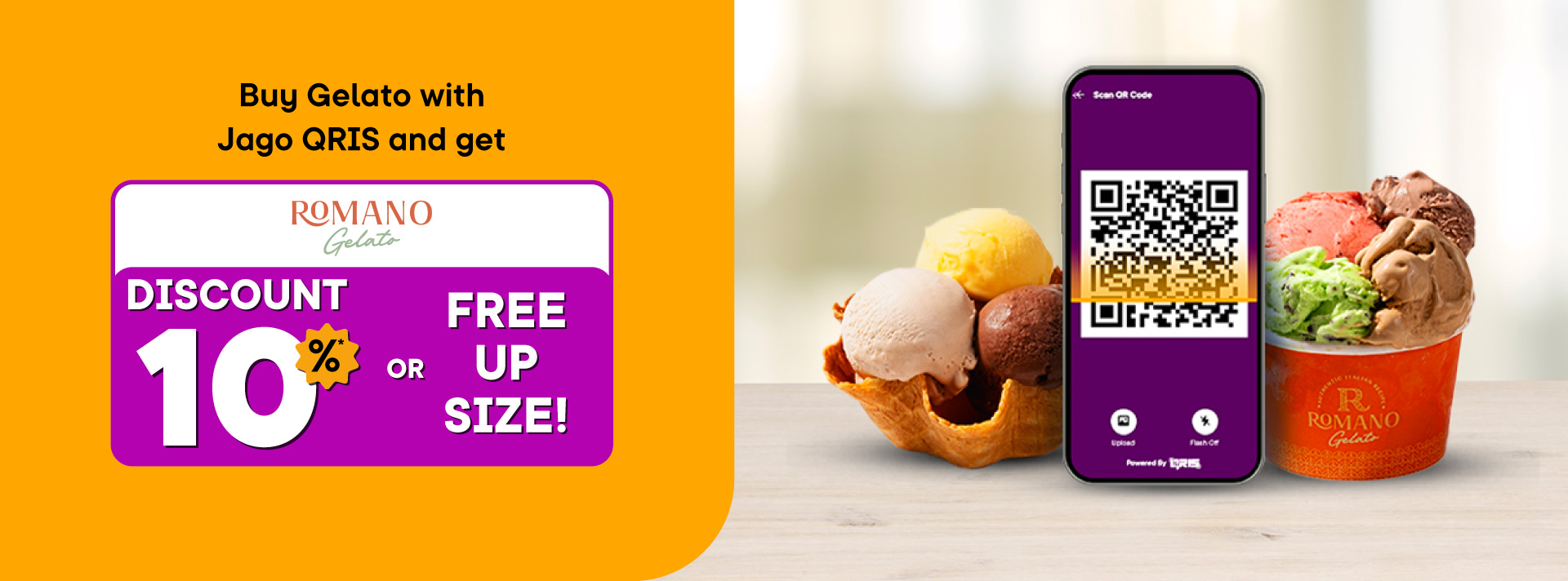 Bank Jago - Jago x Romano Gelato