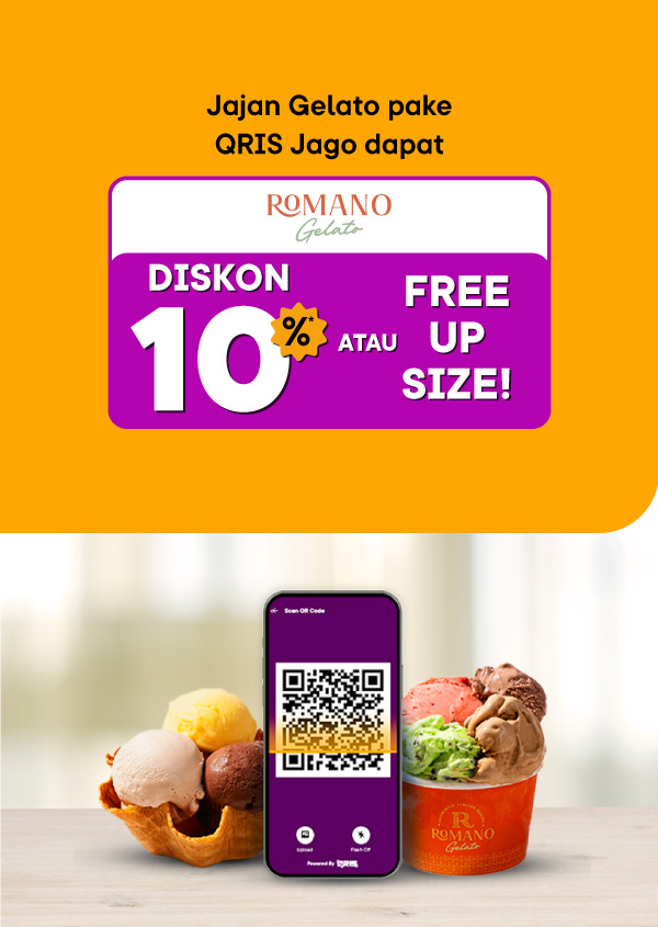 Bank Jago - Jago x Romano Gelato