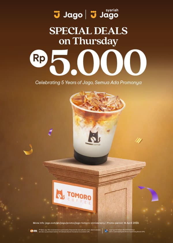 Bank Jago - Jago x Tomoro Coffee - Anniversary